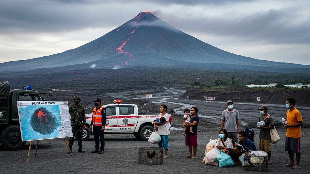 Mayon Volcano Eruption Triggers Mass Evacuations and New Travel ...